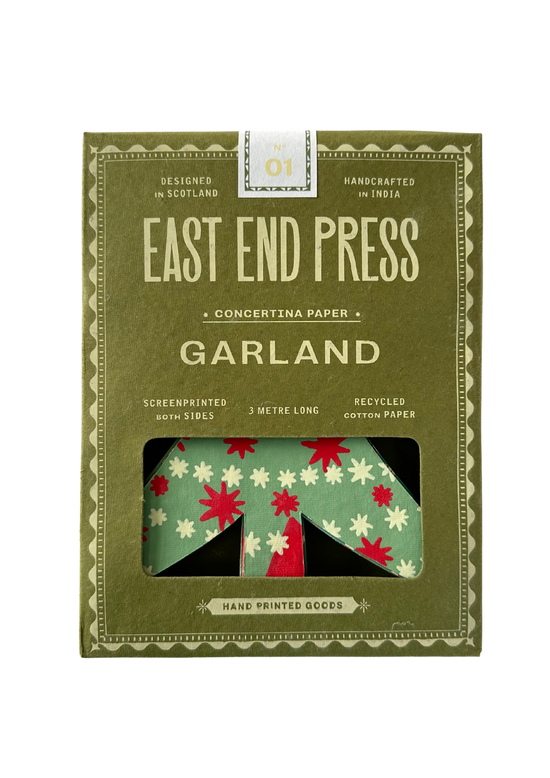 Christmas Trees Concertina Garland – East End Press