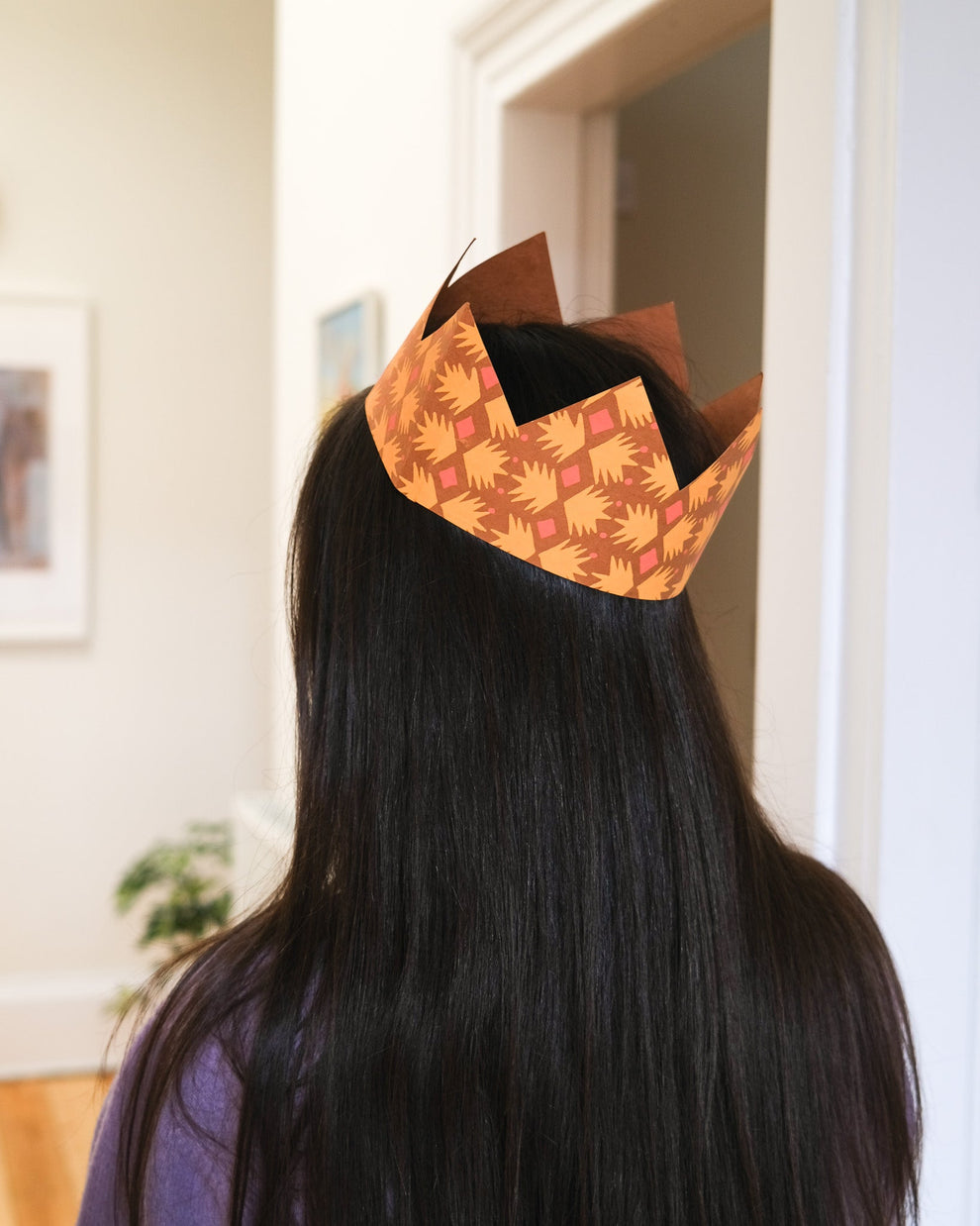 Yellow & Orange Paper Crowns – East End Press
