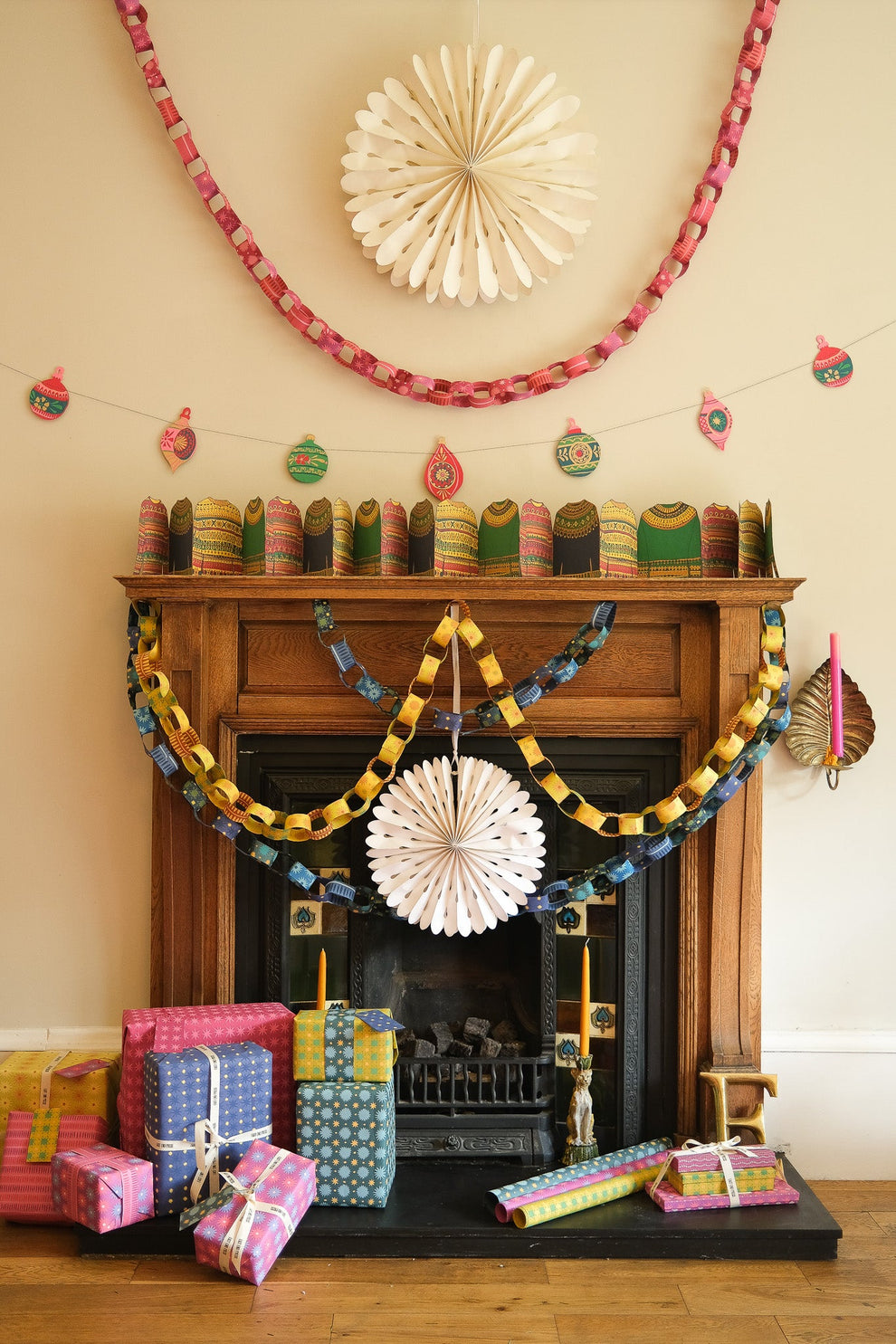 Yellow & Green Paper Chain Kit – East End Press