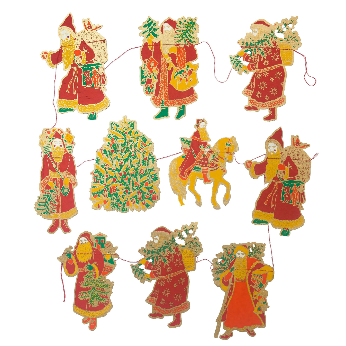Saint Nicholas Sewn Garland – East End Press