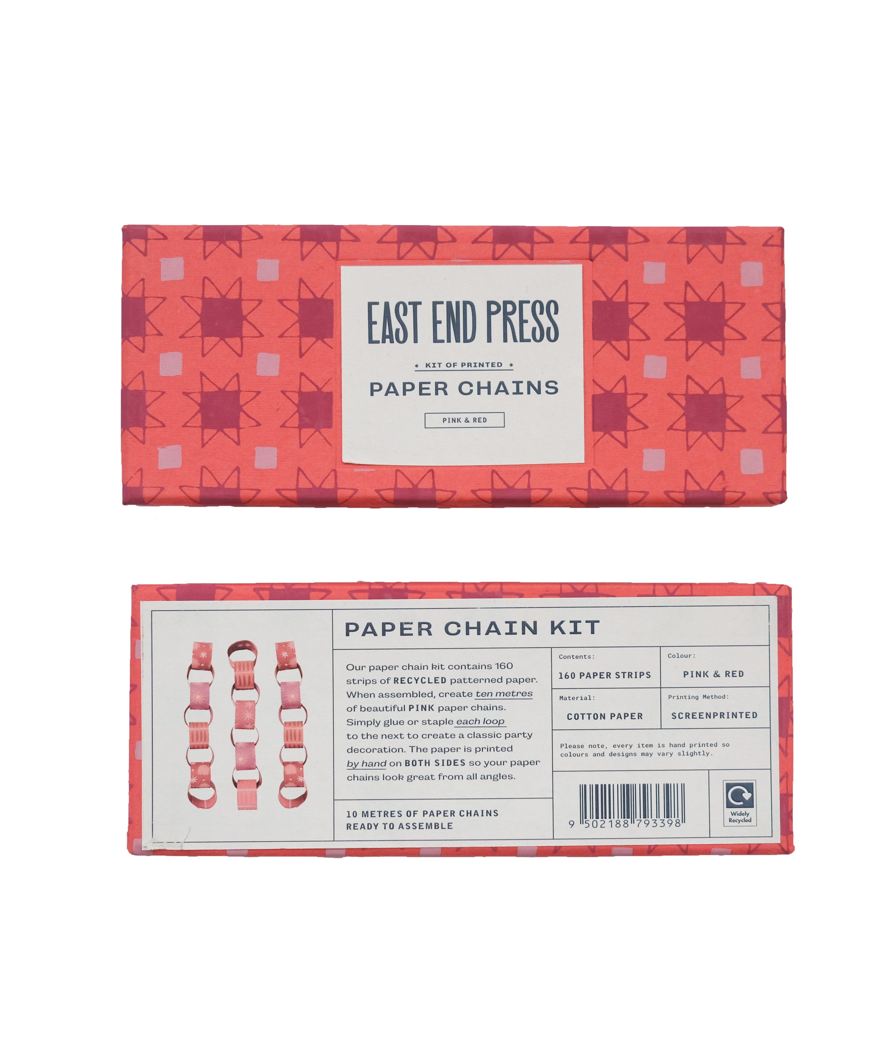 Pink & Red Paper Chain Kit – East End Press