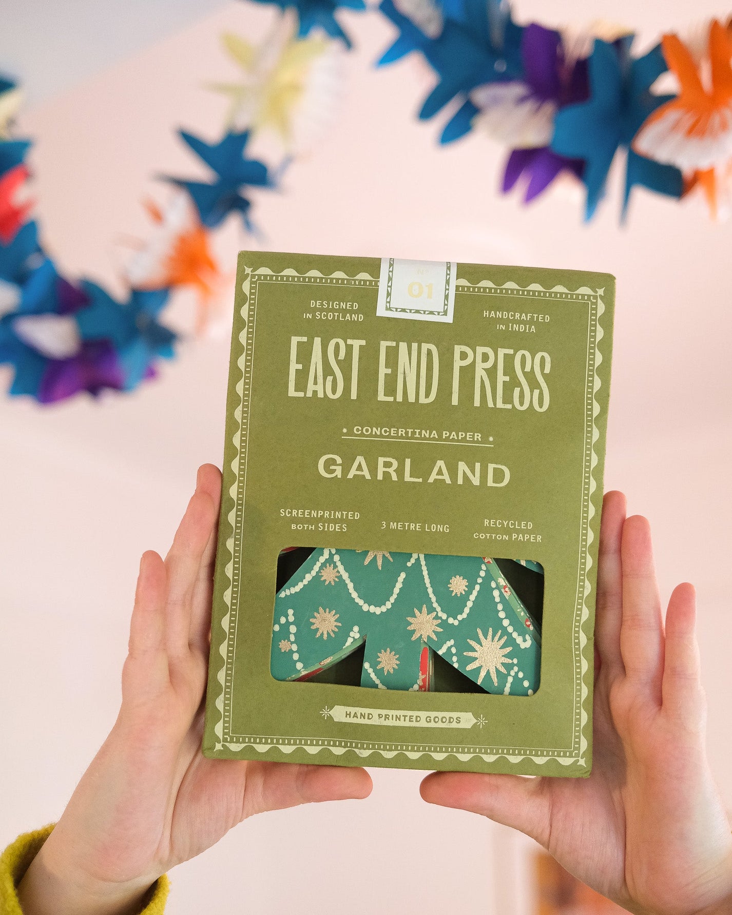 Christmas Trees Concertina Garland – East End Press