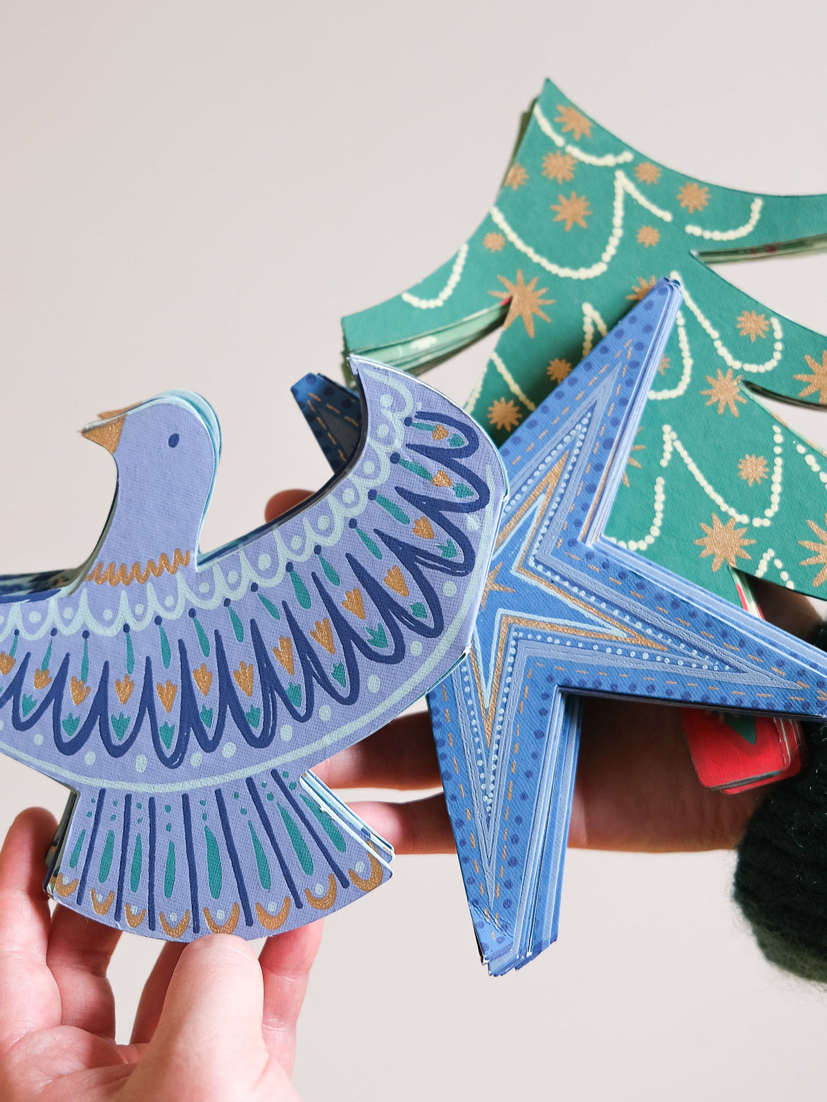 Christmas Trees Concertina Garland – East End Press