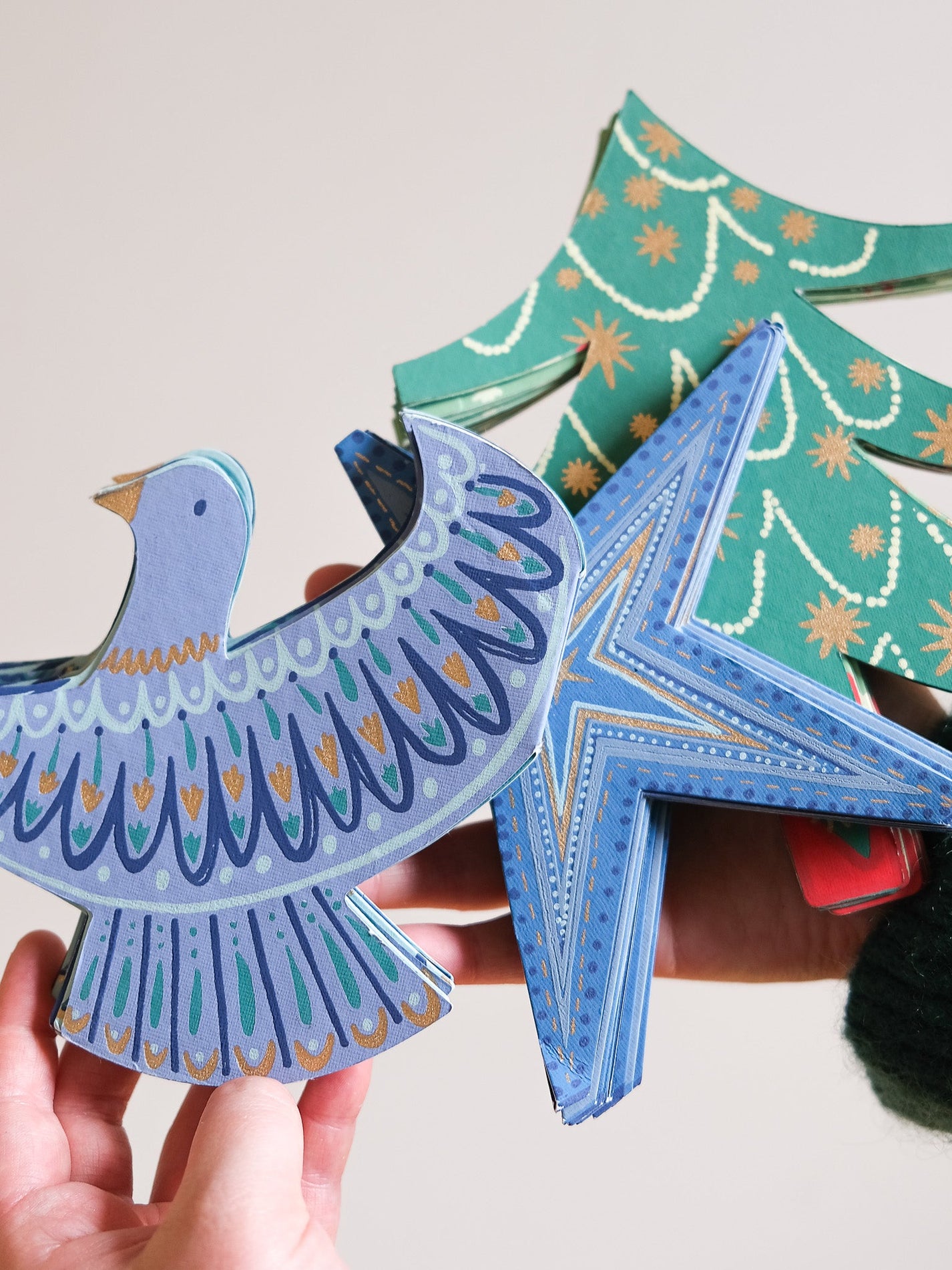 Christmas Trees Concertina Garland – East End Press