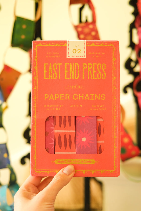 Pink & Red Paper Chain Kit – East End Press