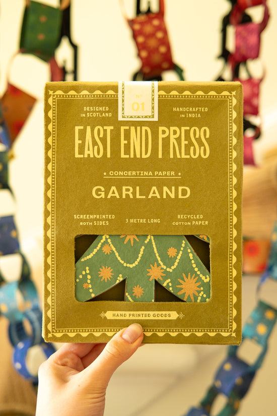 Christmas Trees Concertina Garland – East End Press