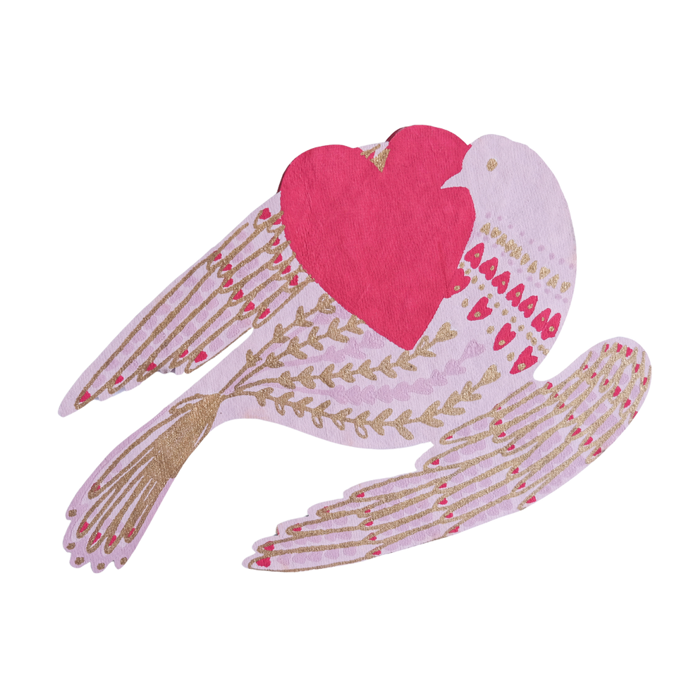 Heart Bird Greeting Card – East End Press