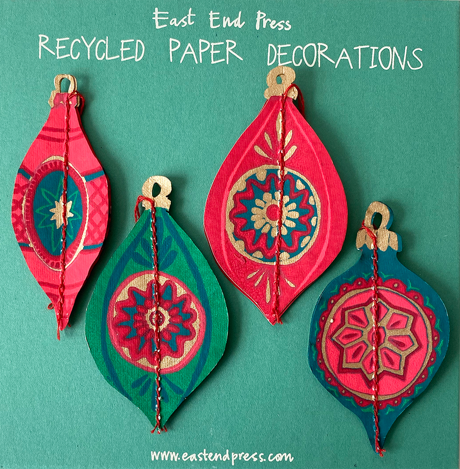 Sample Sale - Baubles Paper Ornaments – East End Press